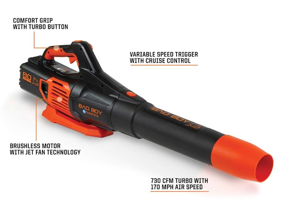 Hand Held Blower - Bad Boy Battery Powered | BRAWES Bee Farm LLC