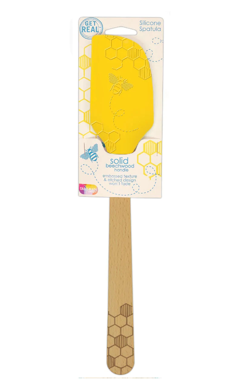 Bee Embossed Silicone Spatula | BRAWES Bee Farm LLC